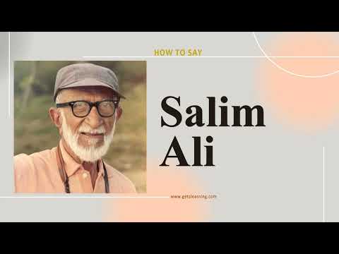 How to Say Salim Ali In British English