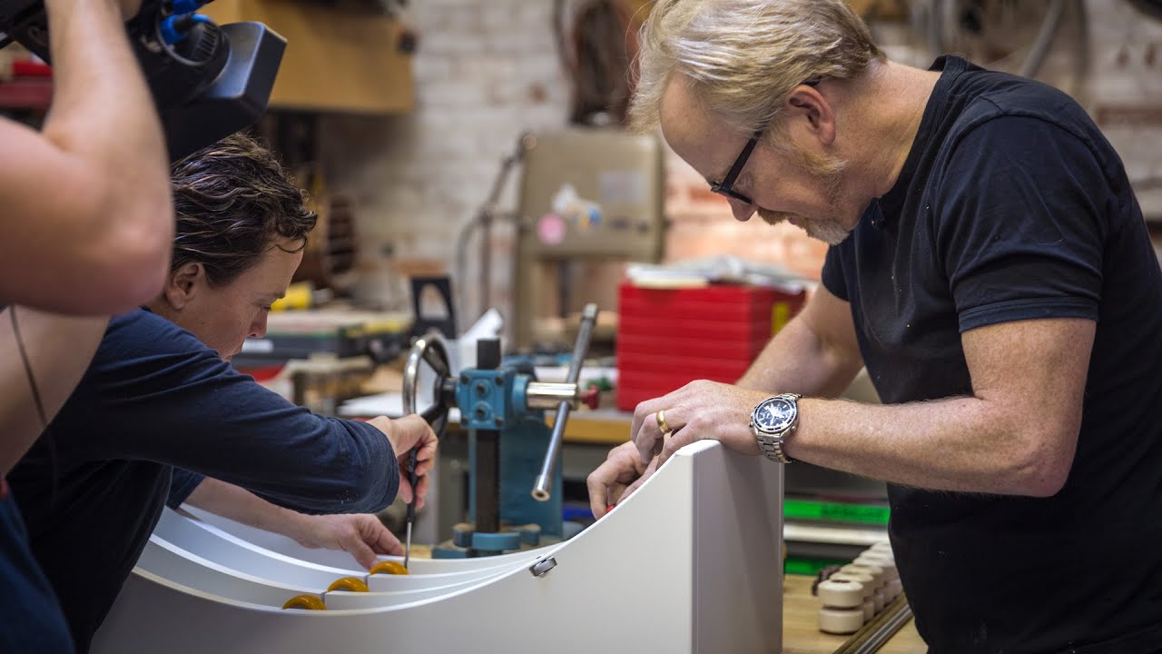 Adam Savage Improves a Cat Exercise Wheel
