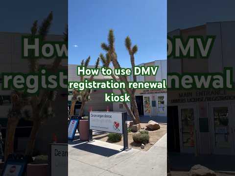 Car Registration Renewal Kiosk