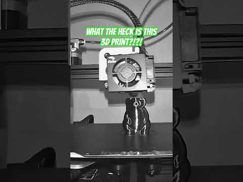 Can you guess what this 3d print is?! #crealityender3 #3dprinter #thingiverse