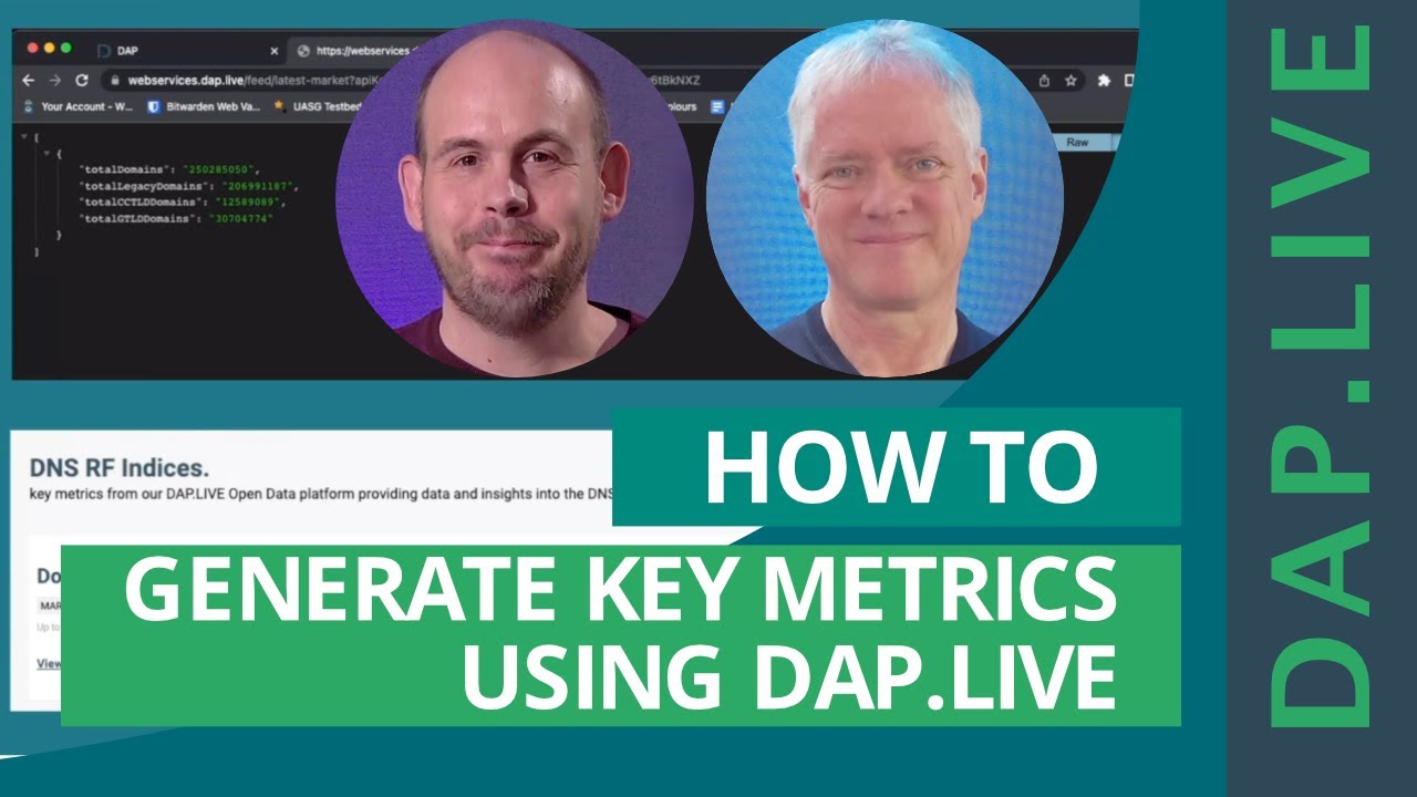 DAP.LIVE - Generating key metrics using DAP
