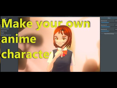 VRoid Studio (free anime character creator)