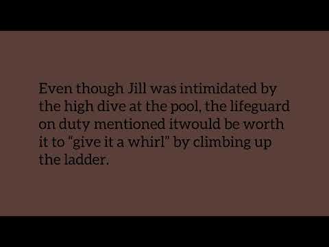 “ Give it a whirl “ meaning