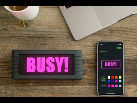 BusyBox – Smart Sign For Interruption-Free Work | GadgetAny