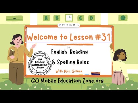Lesson 31 English Reading & Spelling Rules