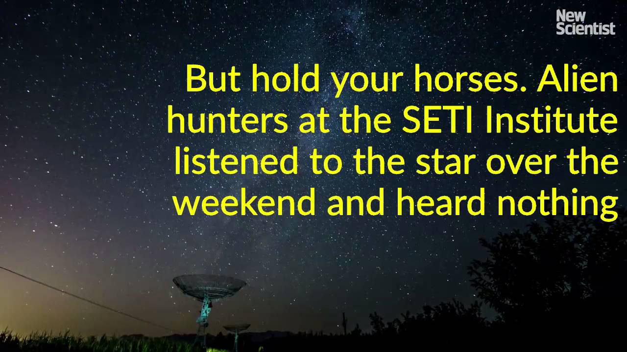 Message from aliens?