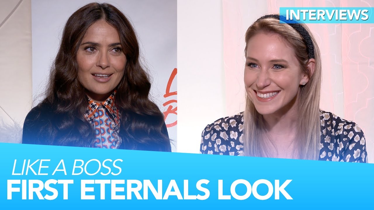 FIRST ETERNALS LOOK with Salma Hayek!!!