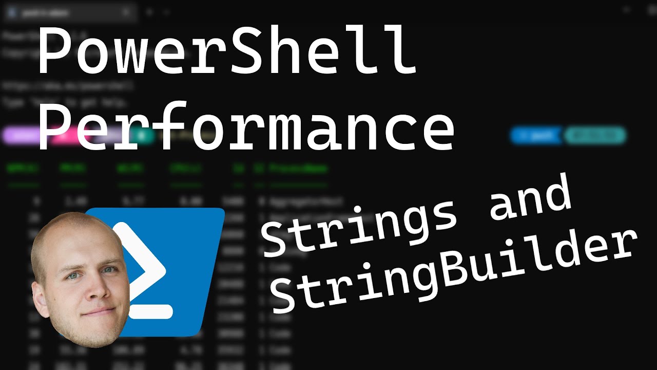 PowerShell Performance: Strings and StringBuilder