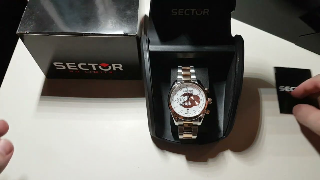 Sector 330 Sapphire Coated. Unboxing video asmr. Watch for men. 
