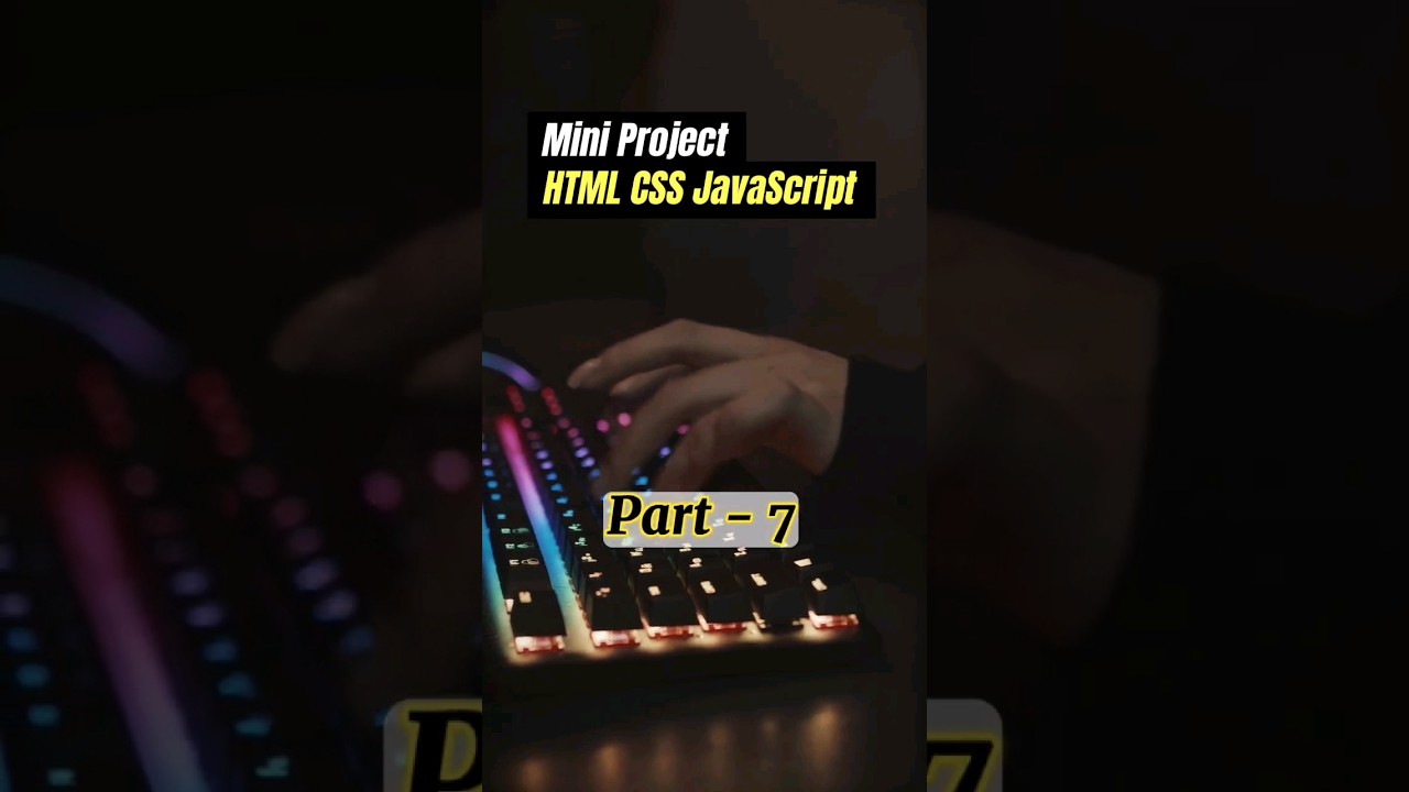 #mini #project #list #html #css #javascript #shorts