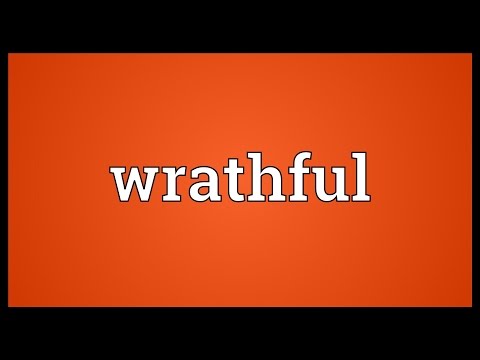 Wrathful Meaning