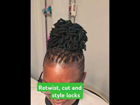 Retwist, cut and style locks
