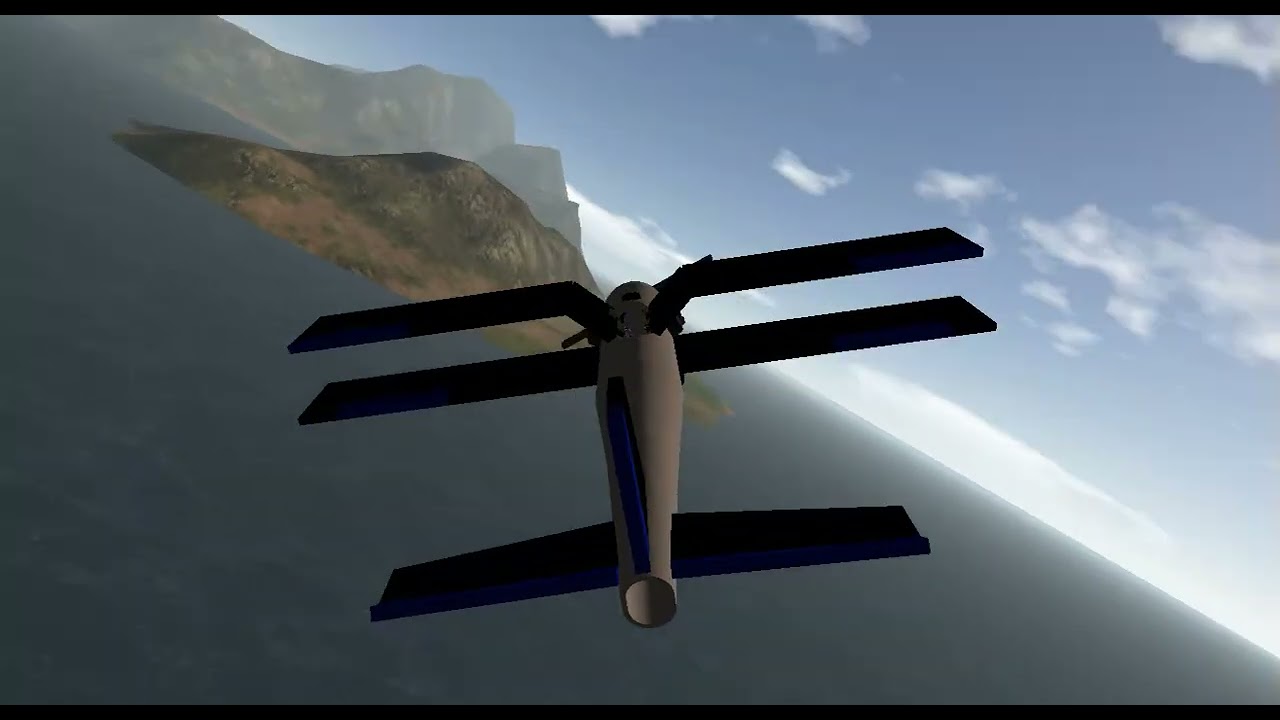 Quick Preview of a Biplane I'm Working On | SimplePlanes