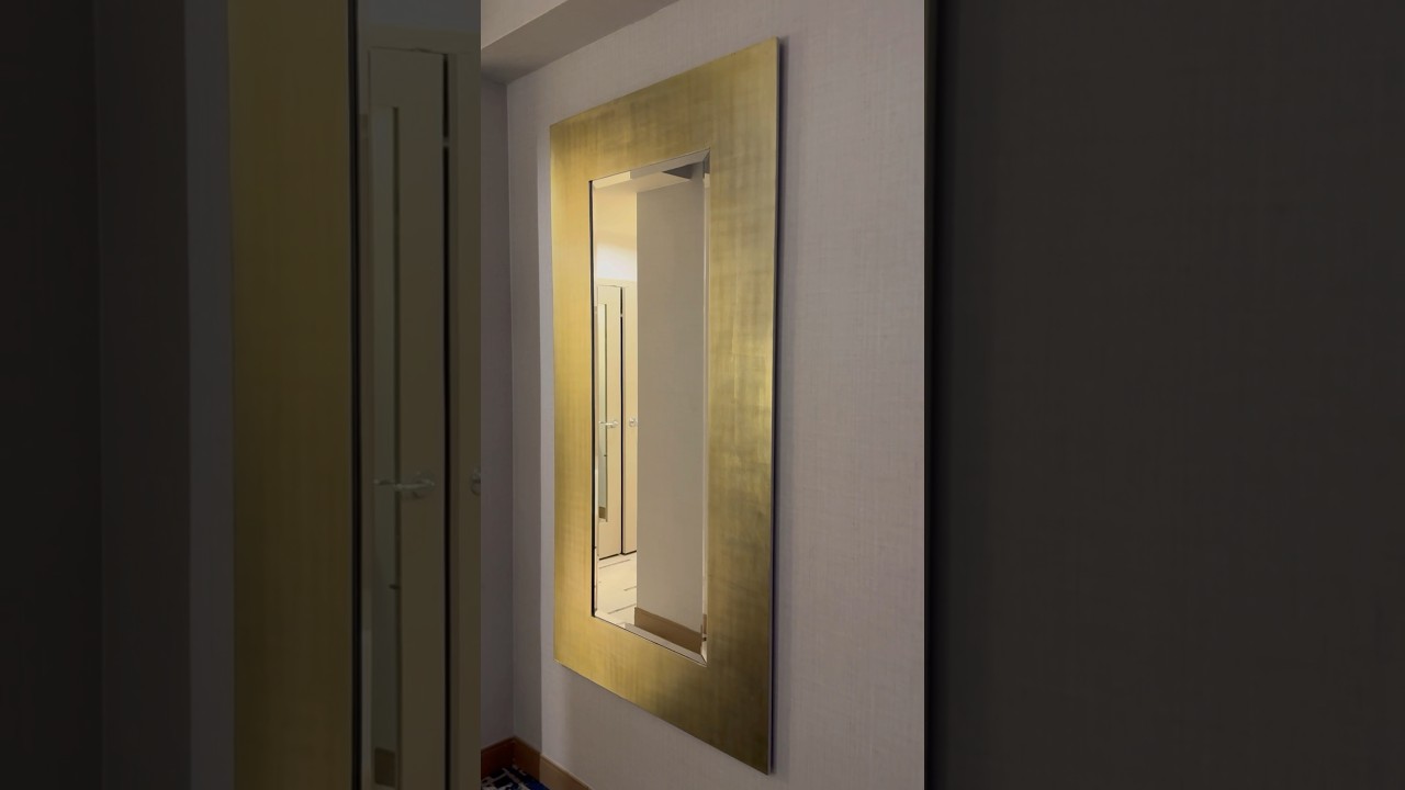 Classic Golden Oversized Mirror is Such A Statement Piece! #FoundItOnAmazon