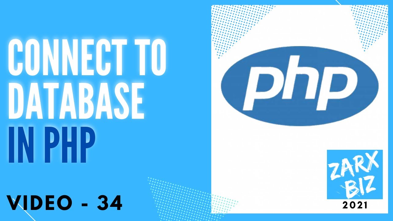 #34 How to connect to database in php | PHP tutorial | Learn PHP programming