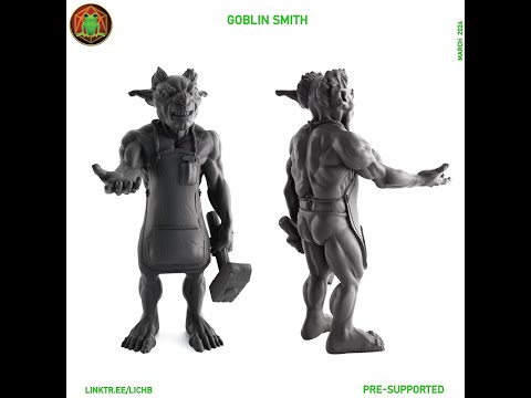 👺 Goblin Smith・Free OBJ File for 3D printing・Cults