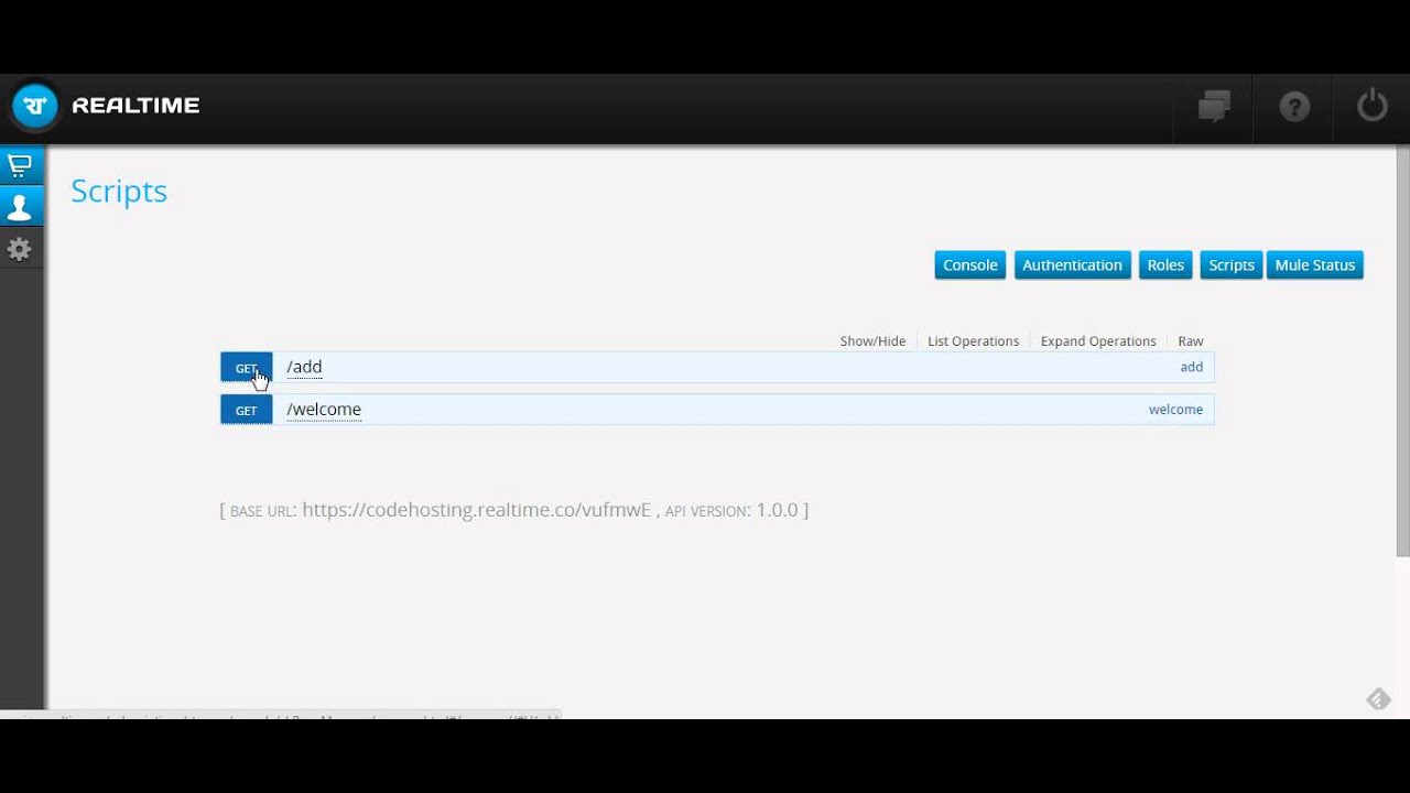 Realtime Code Hosting Demo