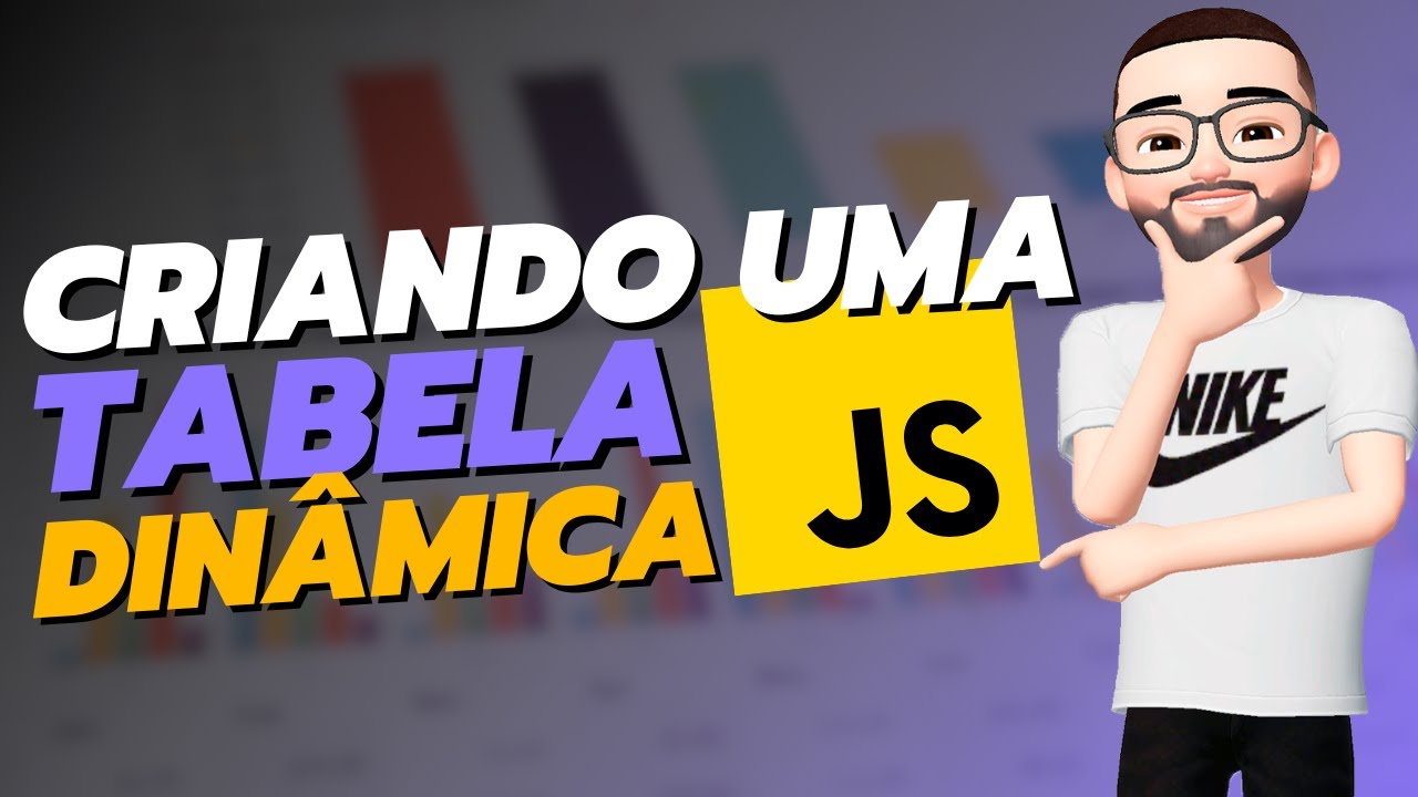 TABELA INTERATIVA E DINÂMICA USANDO JAVASCRIPT!