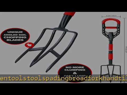 Roamwild Multi-Digger Garden Digging Spading Fork – Fibreglass Light Weight Gardening with Unique D