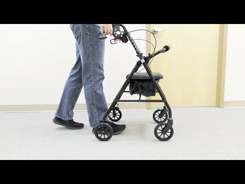 How to Use a Rolling Walker (Sizing, Training, and Use)