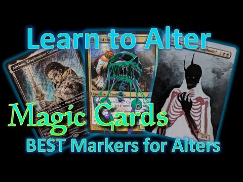 Tutorial for Best Markers/Sharpies for MtG Alters| CCO Podcast | EDH