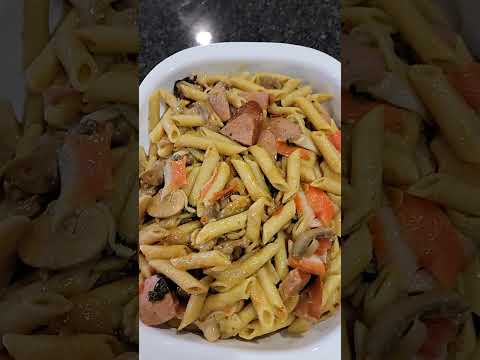Pasta with Polska Kielbasa Sausage for Dinner l Ester Ludwig #short