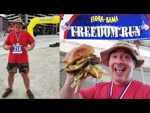 Flora-Bama’s Freedom Run & Travel Search for Best Burger: Top Beach Bar in the World & Live Music