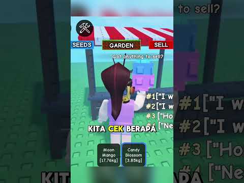 Moon Mango kok murah sih? - Grow A Garden #roblox #growagarden #ridhosky #garden #funny