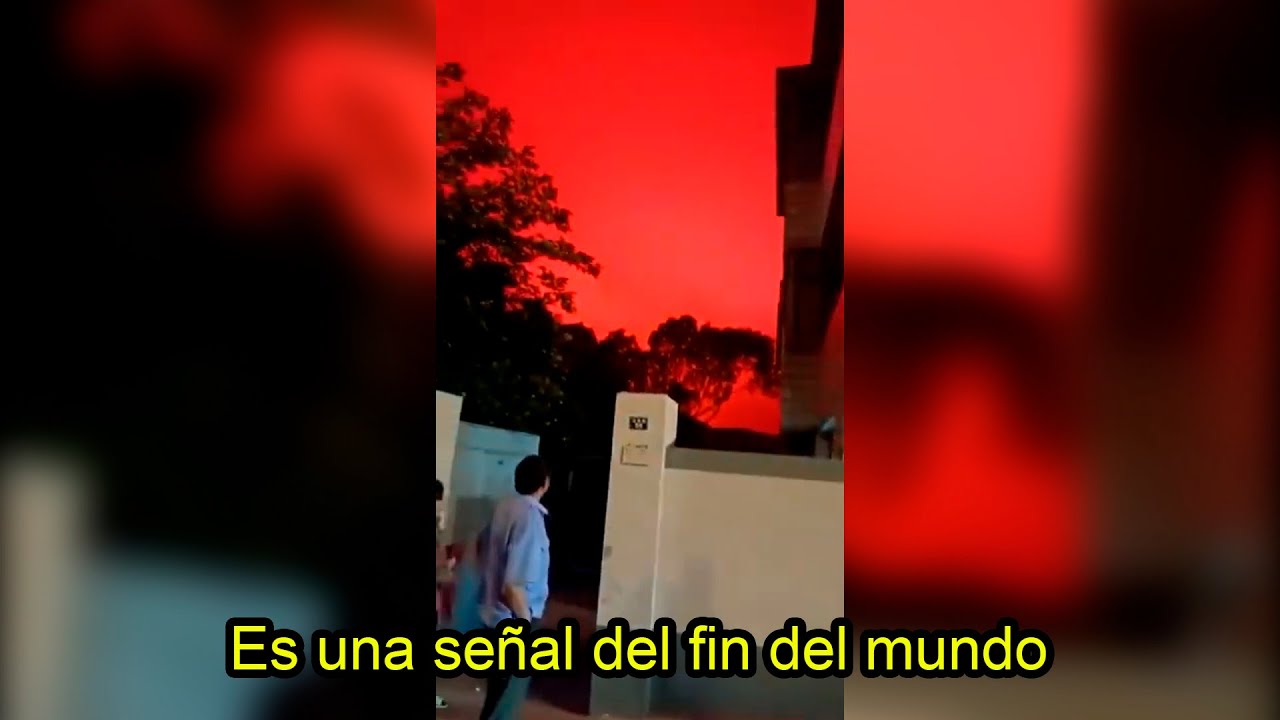 ¡ALERTA! CIELO se Pone ROJO en CHINA y TODOS Creen que Podría ser el FIN DEL MUNDO