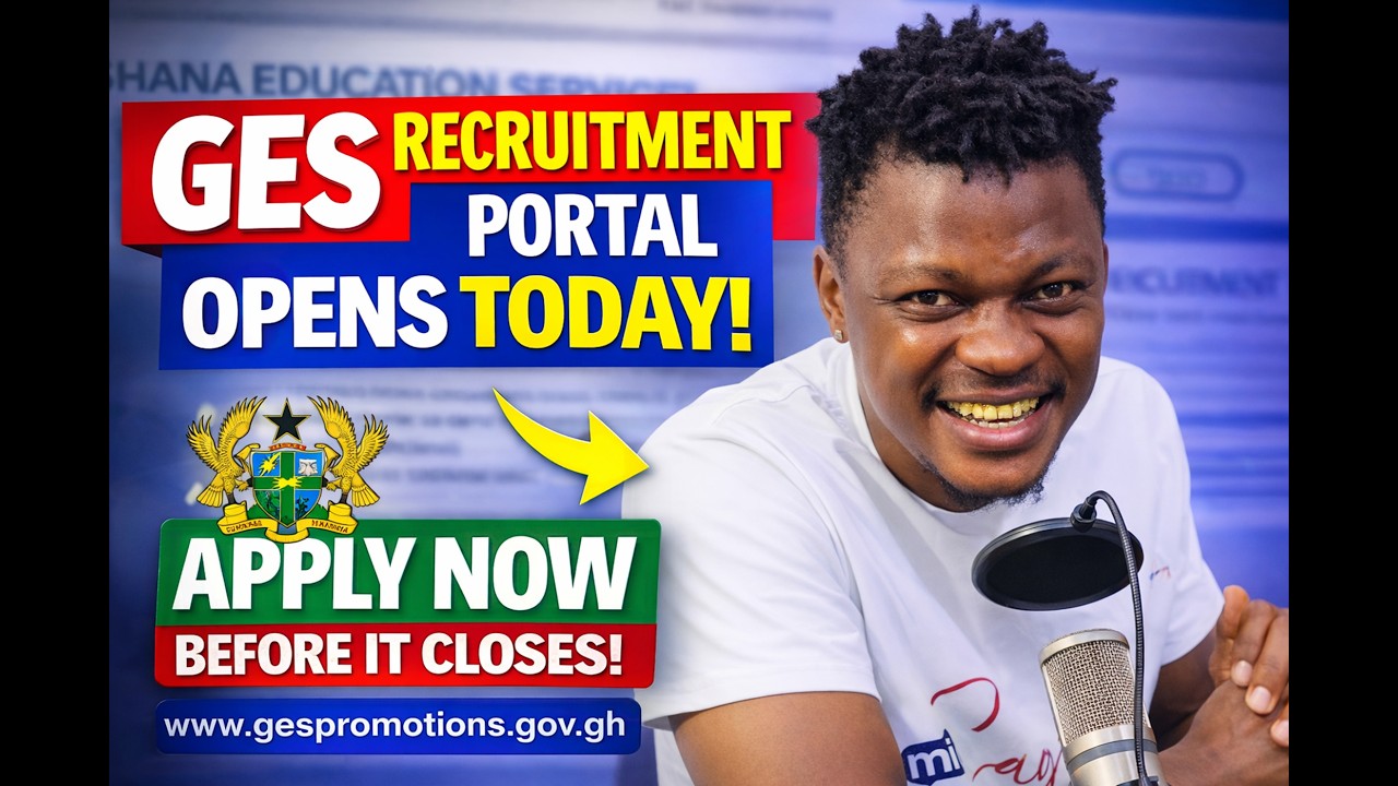 GES Recruitment Portal Opens Today – Apply Now Before It Closes!