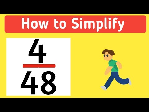 How to Simplify the Fraction 4/48