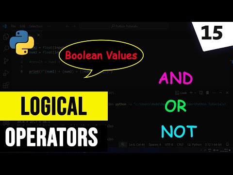 Logical Operators With Boolean Values in Python Programming Language