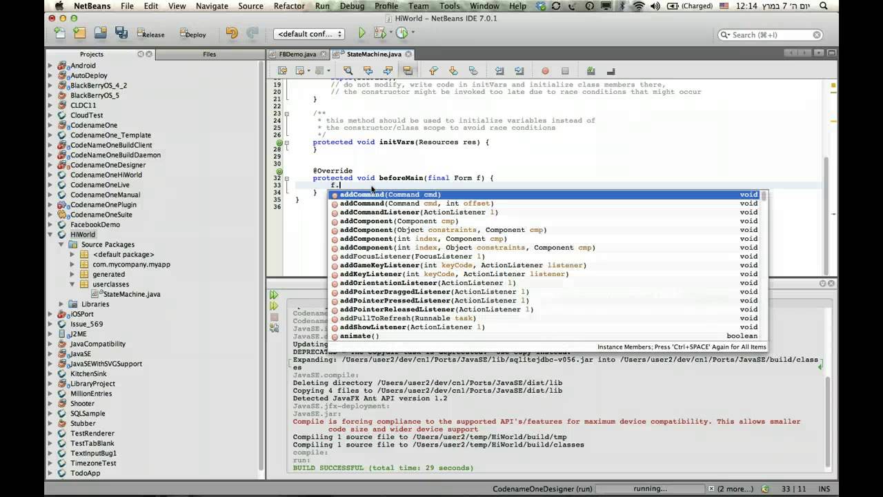 Codename One Pull To Refresh Tutorial