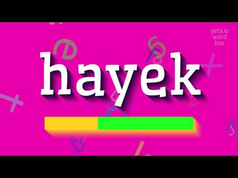 How to say "hayek"! (High Quality Voices)