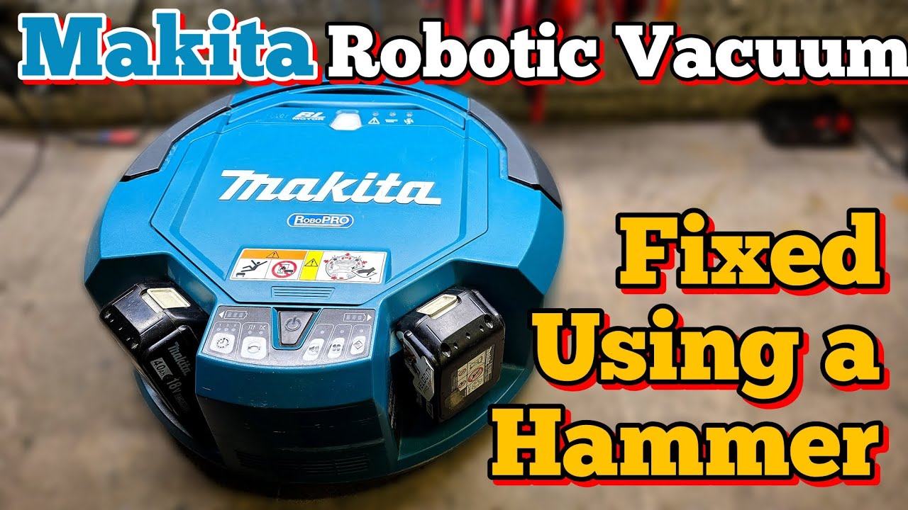 Repairing a broken Makita RoboPro Robotic Vacuum DRC200, that's not lifting any dirt. 