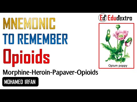 Mnemonics of Opioids | Human Health & Disease