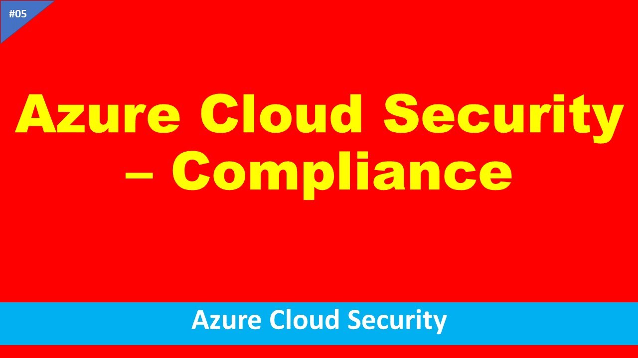 Azure tutorial for beginners | Azure Cloud Security - Compliance