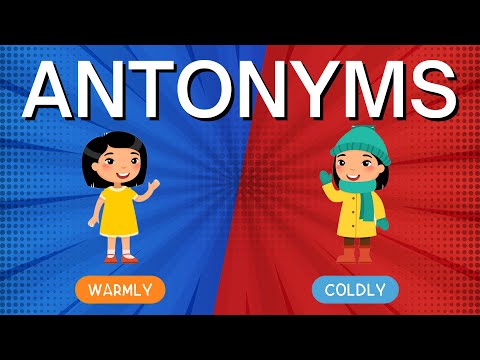 Antonyms For Kids | 100 Antonyms | 100 Opposite Words | Opposite Words For Kids | Lesson with quiz