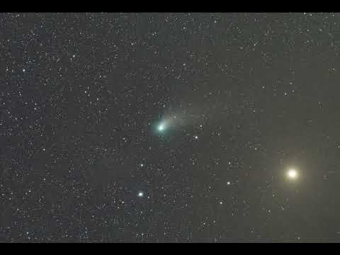Comet C/2022 E3 ZTF Animation (Green Comet).