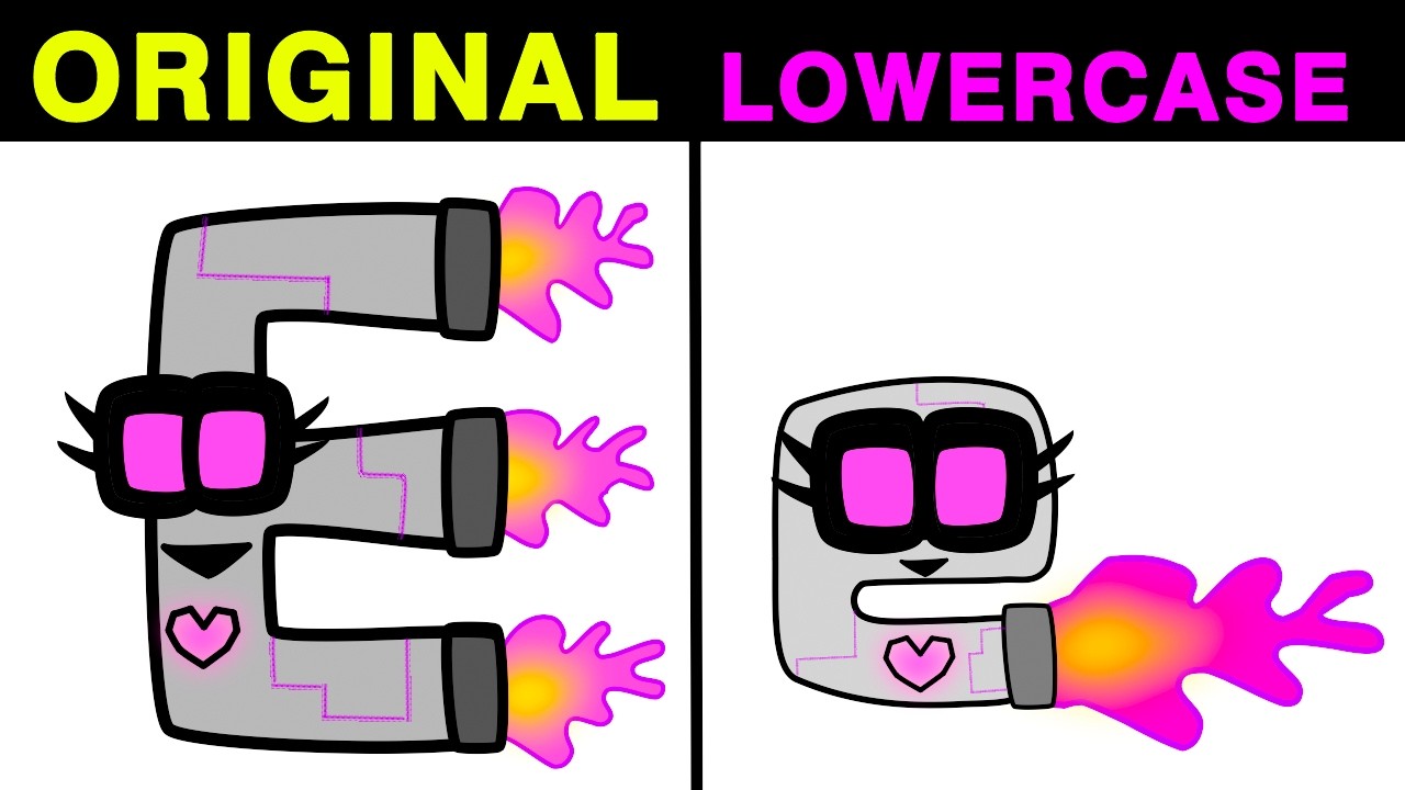 ITALIAN Alphabet Lore BUT cute LOWERCASE | Alphabet lore