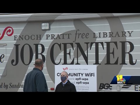 Baltimore residents linked to jobs via mobile career van