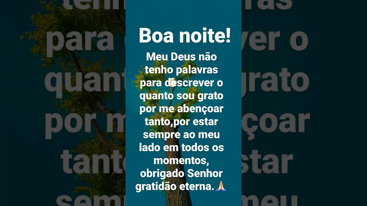 Boa noite! frases Deus motivação, gratidão Senhor!#deus #boanoite