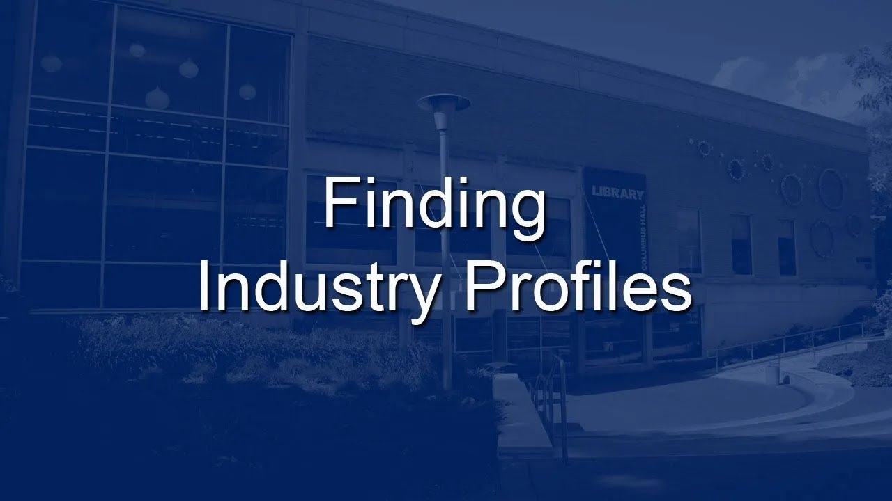 Finding Industry Profiles