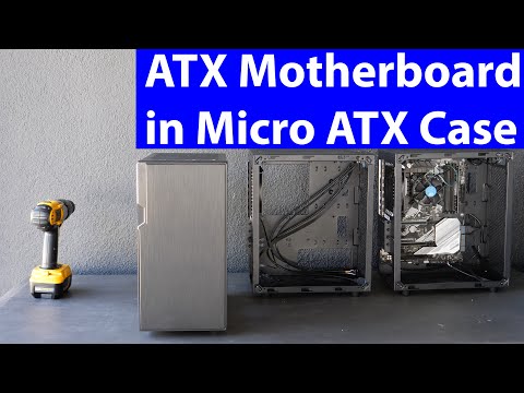 How to fit ATX motherboard in a Micro ATX case