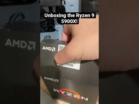 Ryzen 9 5900X unboxing!