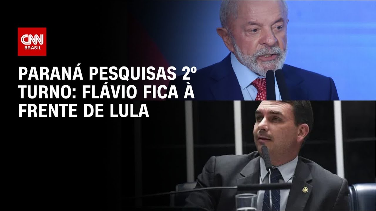 Flávio tem 45,2% contra 44,1% de Lula no 2º turno, aponta Paraná Pesquisas | CNN NOVO DIA