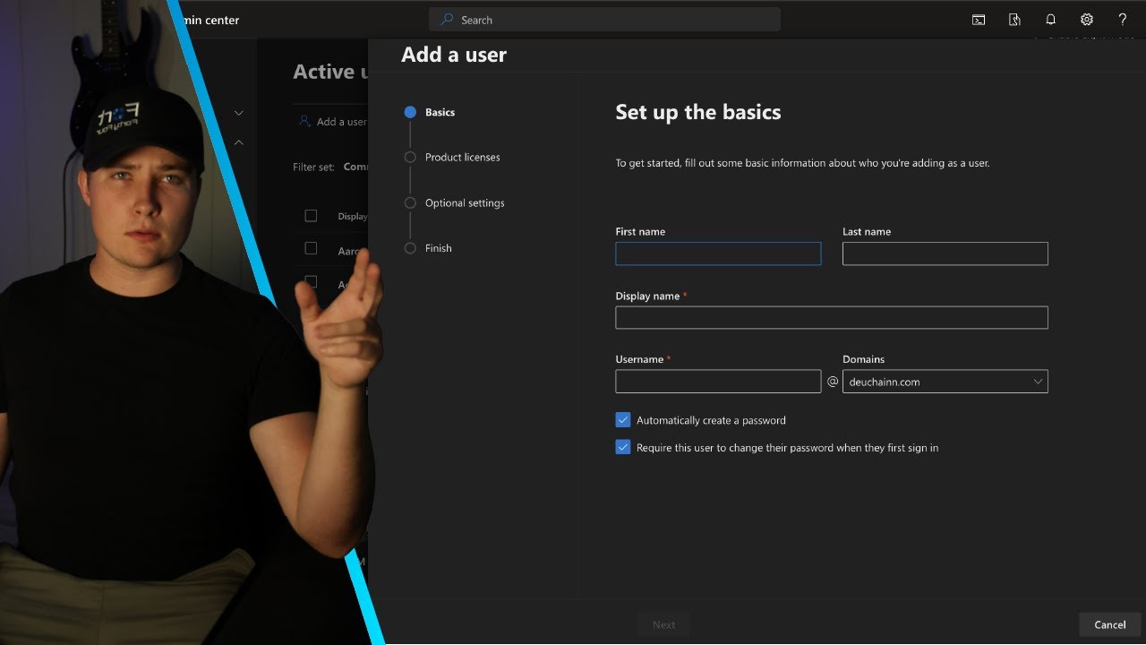 How to Add a User in Microsoft 365 Admin Center (Step-by-Step Tutorial)