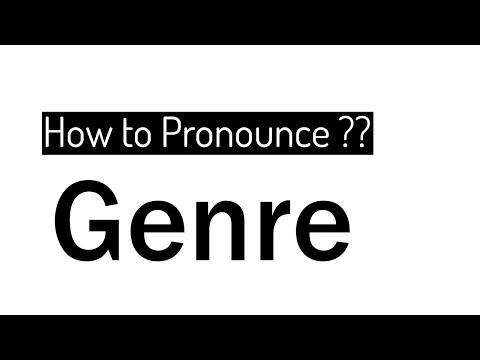 How to Pronounce Genre Correctly