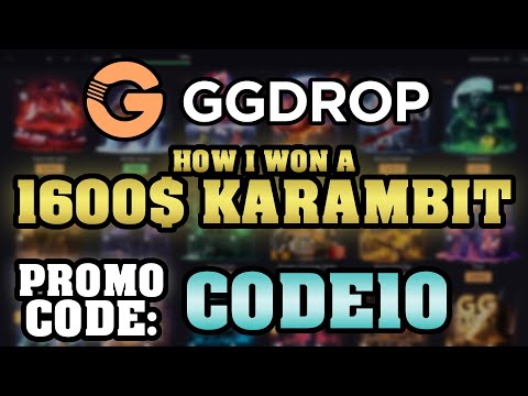 GGDrop Promo Code π₯ CRAZY KARAMBIT UNBOXED π₯ (GGDrop Wheel Code + Free Cases) - Case Opening