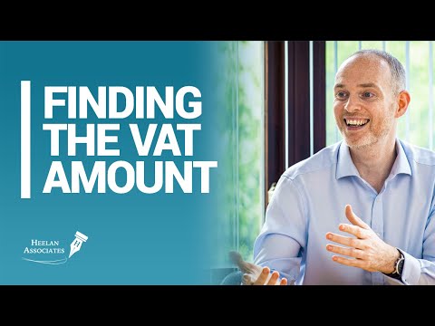 FINDING THE VAT AMOUNT